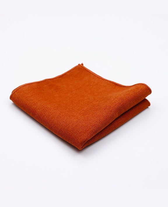 Terracotta n°1 Velvet Pocket Square | Simon - Unipap's